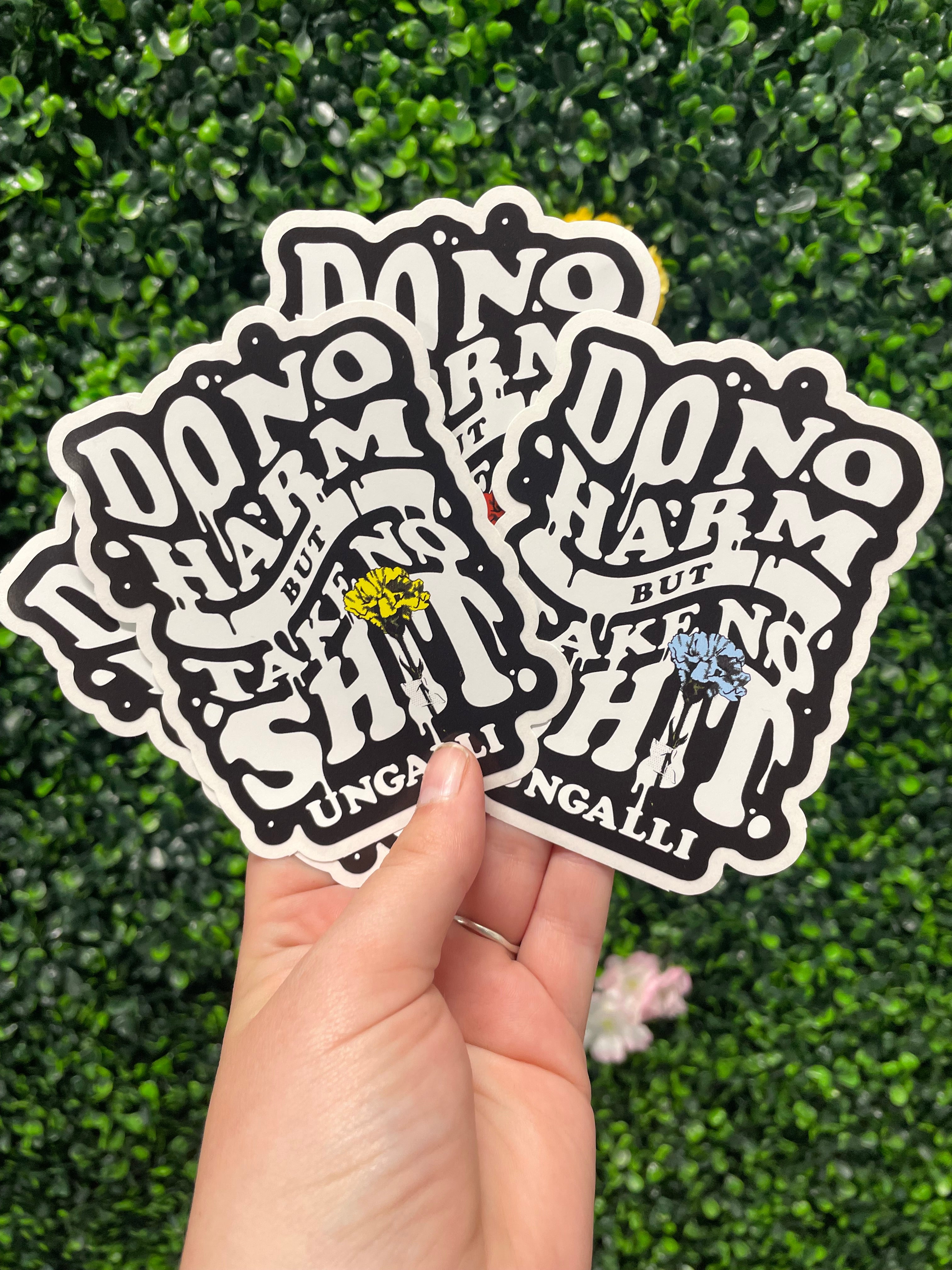 Do No Harm Sticker – Ungalli Clothing Co.